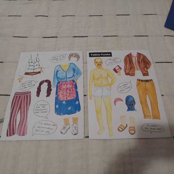 Tobias Funke "paper Doll" Magnet - Etsy