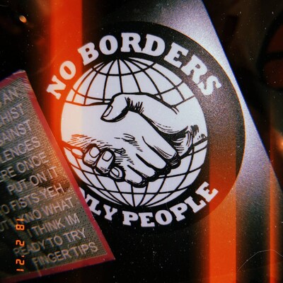 No Borders Only People Sticker Protest Vinyl Decal Abolish Ice - Etsy