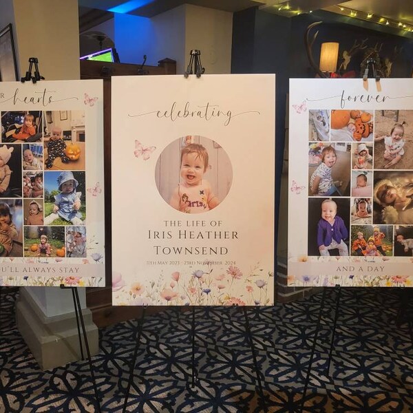 Celebration of Life | Memorial Board | Collage Poster | Easel Display ...