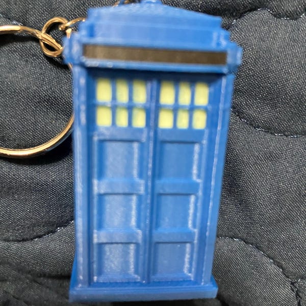Retro Milk Carton Pill Holder Keychain – 3D Printed Mini Container for ...