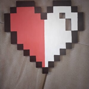 8 Bit Sword Pixelated Laser Cut from Wood | Etsy