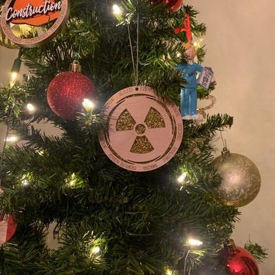 Radiation Symbol Ornament Xray Tech Ornament Xray Christmas - Etsy