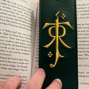 Tolkien Embroidered Bookmark // Lord Rings Middle Earth tassel May Vary ...