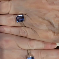 R575 Classic Mt St Helens Twilight Lavender Purple Helenite Emerald-cut ...