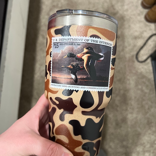 Yeti 30 Oz Tumbler Duck Stamp Old Camo 2013 WOOD DUCK - Etsy