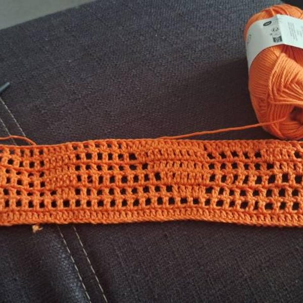 PDF Filet Crochet Runner Autumn Leaves Pattern, Home Decor for ...