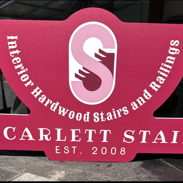 Custom Shape Sign, Weatherproof PVC or Metal Sign, Personalized Contour ...