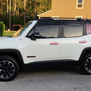 Fits 2021-2024 Ford Bronco Sport Skeleton With Roses 3rd Quarter Window ...