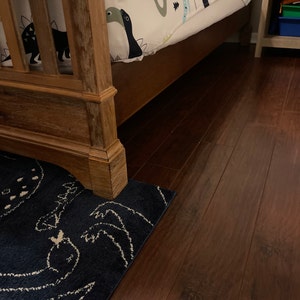 Oak Rails 80 Queen/king Bed Rails Unfinished - Etsy