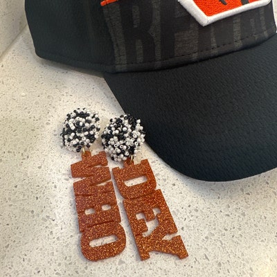 Custom Team Acrylic Seed Bead Earrings Game Day Earrings Go - Etsy