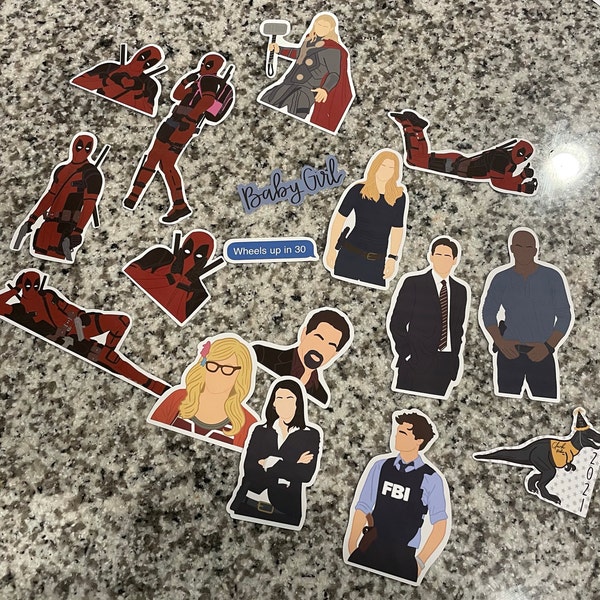 Criminal Minds Cast Sticker Pack - Etsy