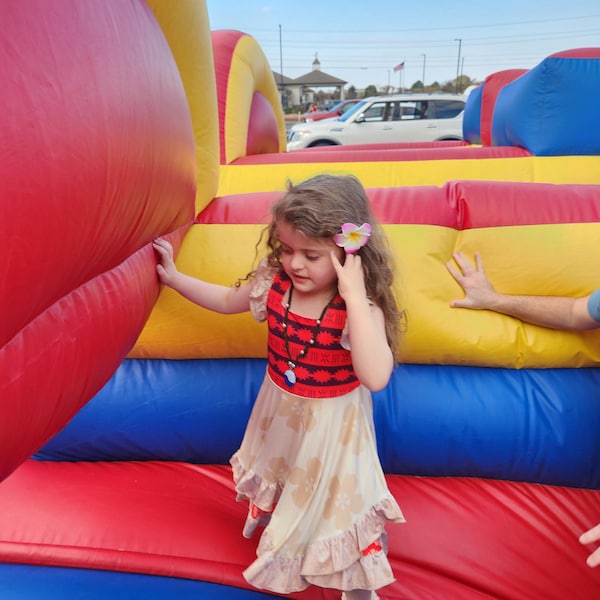 Moana Lola Ruffle - Girls Hugs Twirl Dress - Etsy