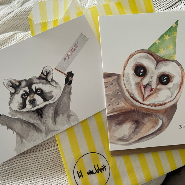 Napping Red Panda Birthday Card - Etsy