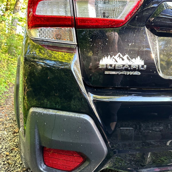 Mountain Range Vinyl Decal 7" Waterproof Permanent Car Sticker for RAV4 ...
