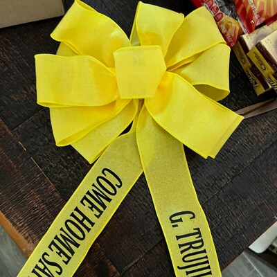 Custom Yellow Ribbon - Etsy