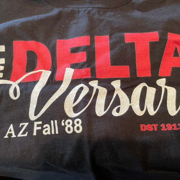 It's My Deltaversary T-shirt , Personalized Shirt, Delta Tee, Unisex ...