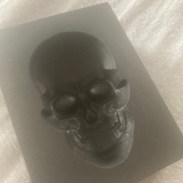 3D Graphite Mold Skull 10 Ounce - Etsy