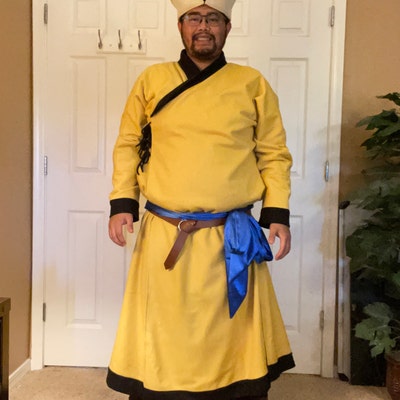 Mongolian Deel, Asian Historical Wool Coat, Archer Costume, Mongolian ...