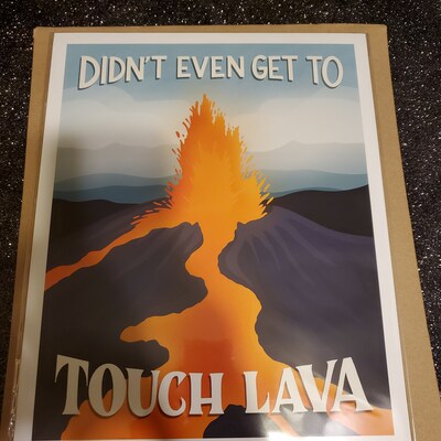 Hawaii Volcanoes National Park Poster Subpar Parks Poster - Etsy