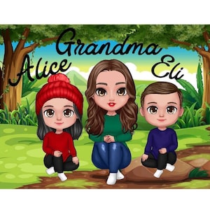 Family Christmas Clipart, Cute Clipart, Christmas Png, Sweater, Mother ...