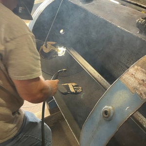Custom Made Smoker Hinges U.S.A Made Smoker Hinges BBQ Smoker Hinges ...