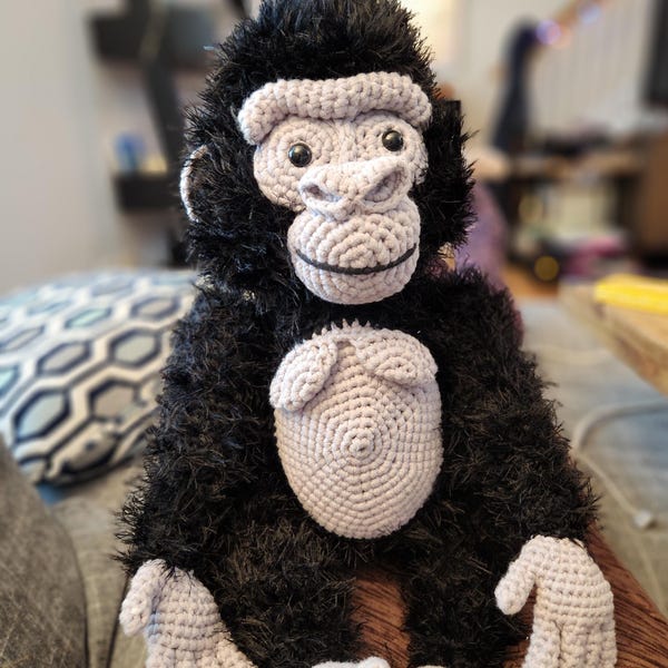 Crochet Pattern - Mayangi and Matondo, Mountain Gorillas - Amigurumi - Etsy
