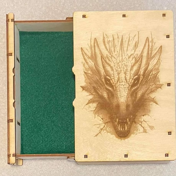 Laser Cut Slider Book SVG: Dice & Figurine Storage (digital Product) - Etsy