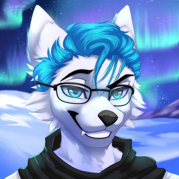 Fursona Coloring Page Smirk Pfp Icon Base Furry Digital Download DIY ...