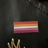 Community Lesbian Flag Pin — Subtle Pride Accessory LGBT Enamel Queer ...
