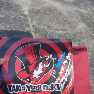 Valentine Edition Customized Calling Card Persona 5 modernized - Etsy