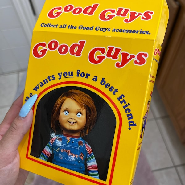 Child's Play Chucky Doll Box | Ships to You Cut, With Fold Lines Scored ...