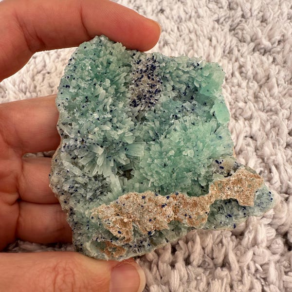 Rare Pollucite With Herderite, Quartz Crystal, Pollucite Specimen ...