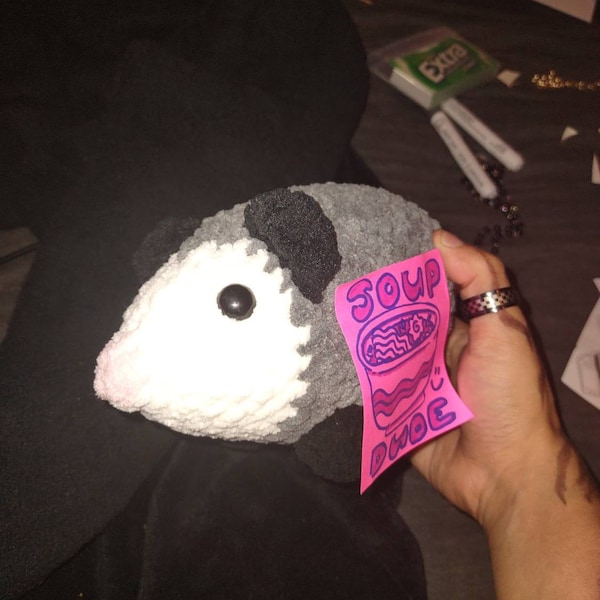 Soft Opossum Plushie - Etsy