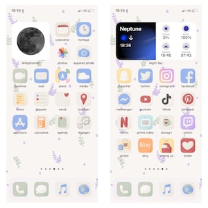 Cute Hand-drawn iPhone App Icon Set ios & Android - Etsy