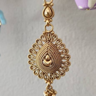 Diamond Maang Tikka/tikka/ Indian Jewelry / Indian Forehead - Etsy