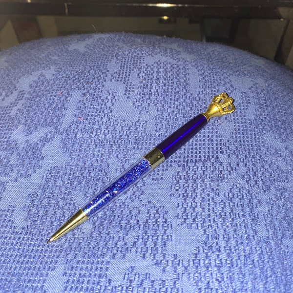 QUEEN CROWN PEN | Large Crown Top Pens | Crystal Gem Wedding Pen | Luxe ...