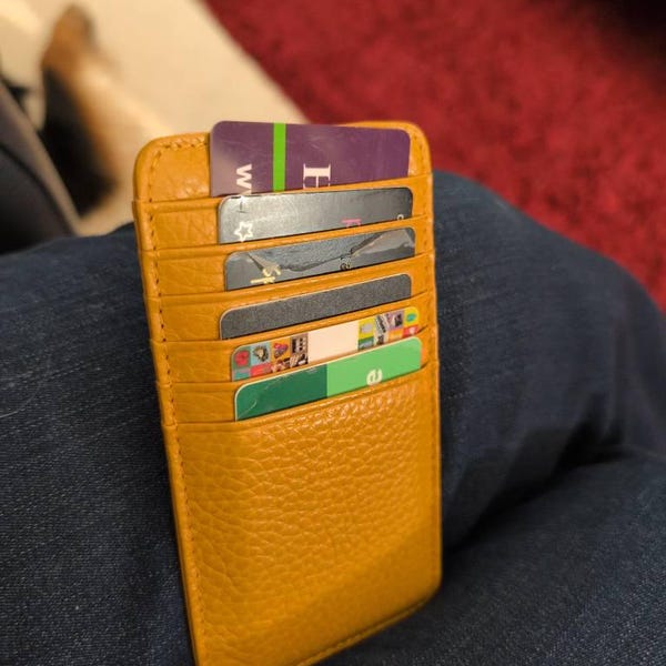 Colourful Premium Leather Purse, Real Leather Card Holder, Coin Purse ...