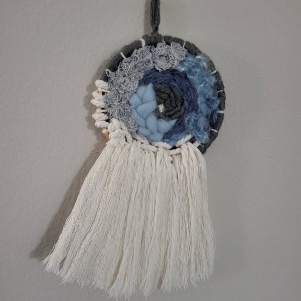 Set of 3: Warped 5" Metal Hoops for Weaving | Weaving Kit | Round ...