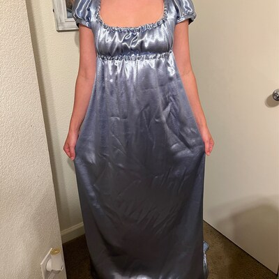 Digital PDF Pattern for Regency Dress Drawstring Neckline and Waist ...