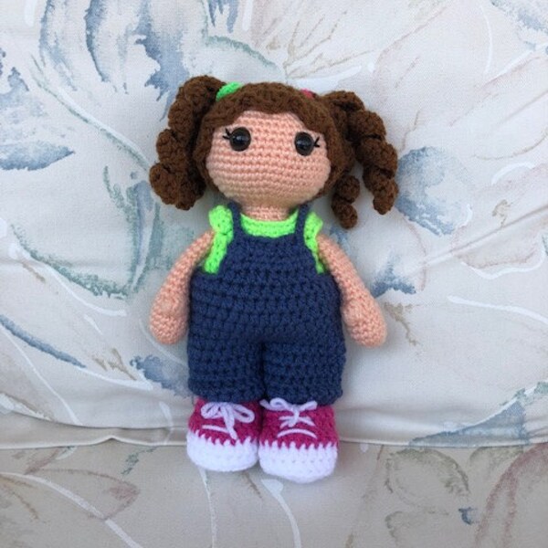 Hailey Doll - Amigurumi Dress up Doll Crochet Pattern With 4 Outfits - Etsy