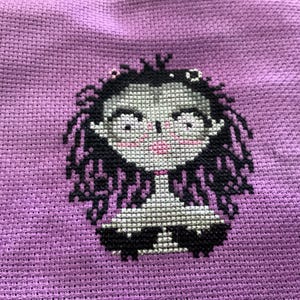 Stitching Sisters Cross Stitch Pattern, Halloween Color Chart, Creepy ...