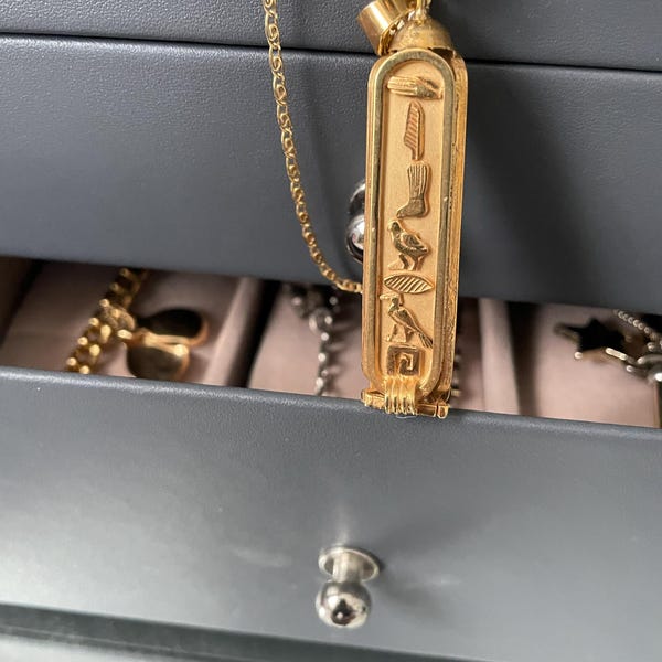 Egyptian Jewelry Cartouche Personalized Necklace Sterling Silver ...