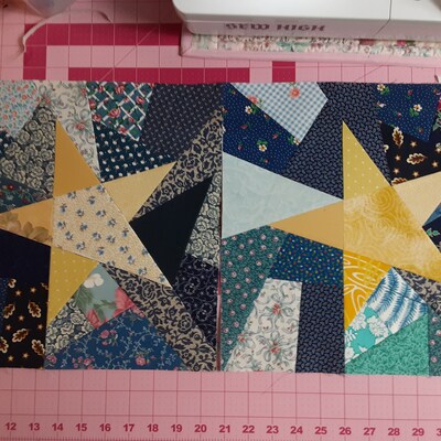 Scrappy Star Paper Piecing Pattern, Multi Sizes, PDF - Etsy