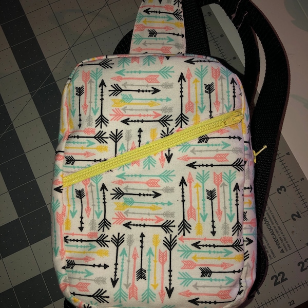 Andie Sling Bag Sewing Pattern, Small Sling Backpack Pattern, Crossbody ...