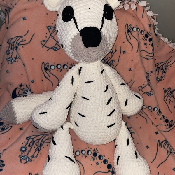 Snow Leopard Crochet Pattern, Cheetah Crochet Pattern, Cat Crochet ...