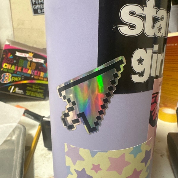 Holographic Computer Arrow Sticker Cybercore Aesthetic Y2k Art Webcore ...