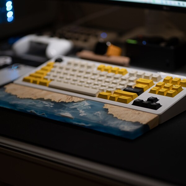 TKL Wrist Rest | Keyboard Wrist Rest | Custom Wrist Rest | Wood Wrist ...