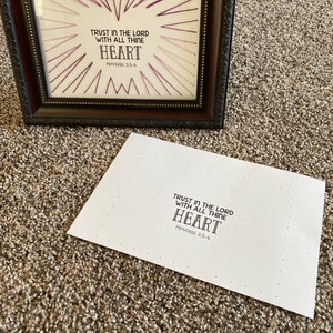 Trust in the Lord With All Your Heart Craft, Scripture Crafts for Girls ...