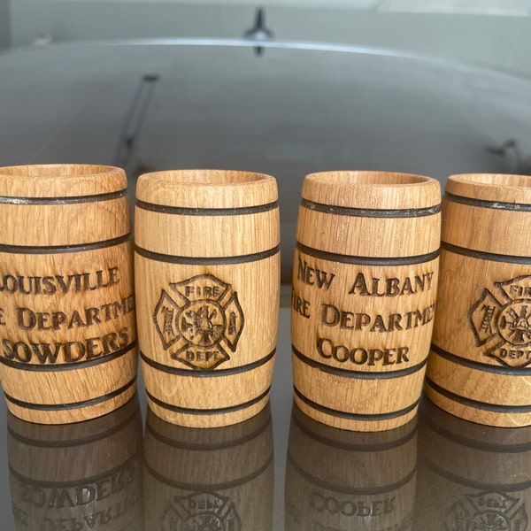 Oak Whiskey Barrel Shot Glass. This is for 1 Shot Glass. - Etsy