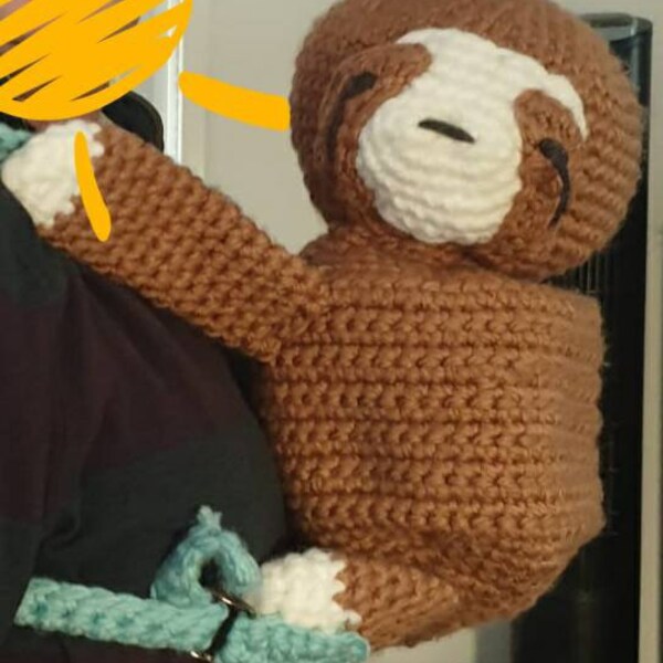Sloth Backpack Crochet PATTERN- Amigurumi - Etsy